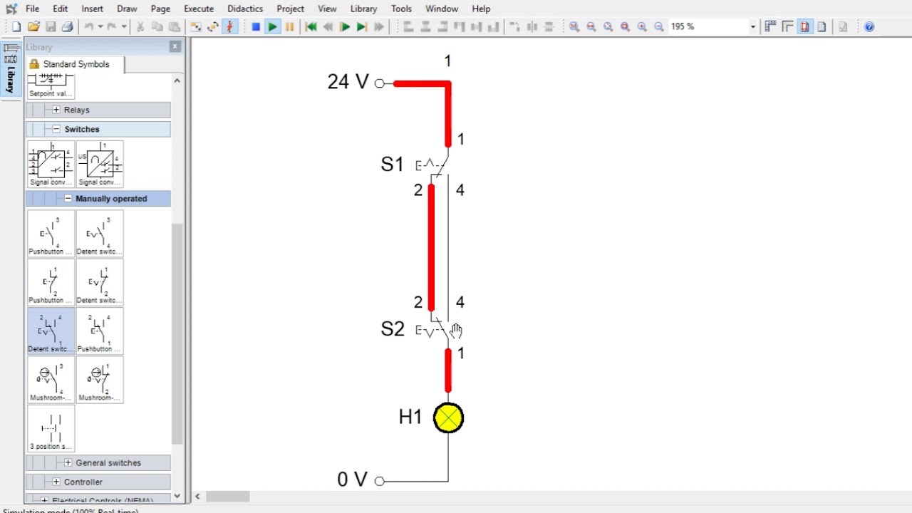 Wisselschakeling, stroomkringschema en werking - YouTube