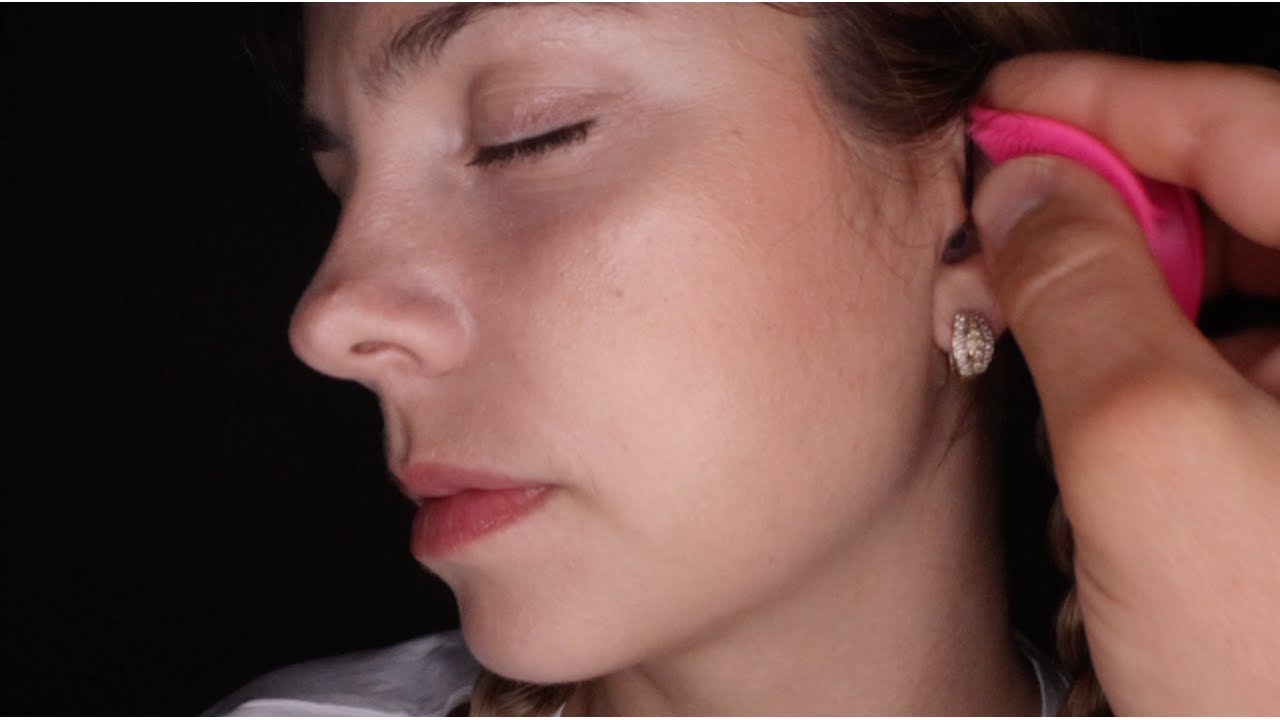 ASMR Real Person Binaural Ear Cleaning (before I go to sleep) Soft ...
