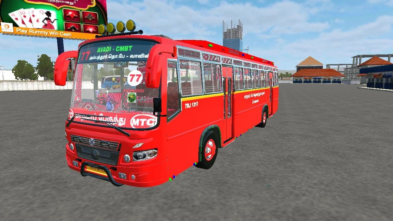 Mtc bus skin for Maruthi v2 🙂 - YouTube