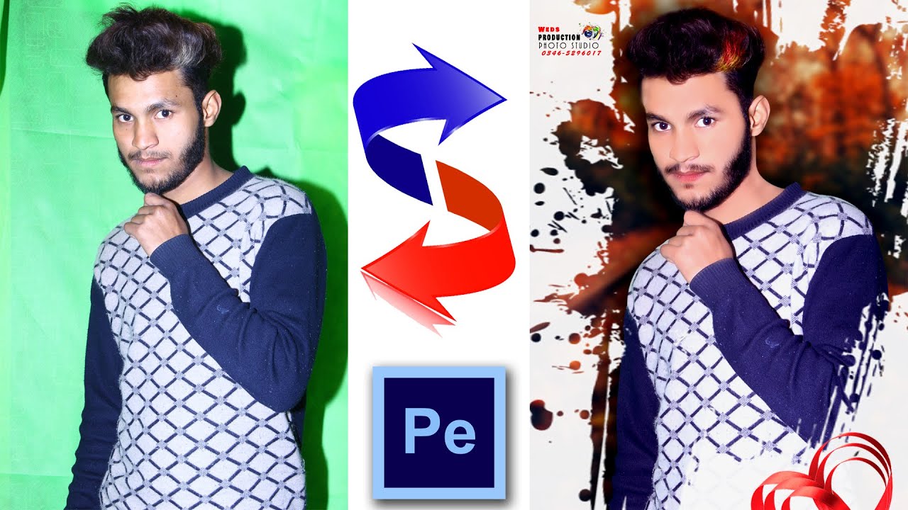 Photoshop Background Change || Picture Face Editing || Stylish photo ...