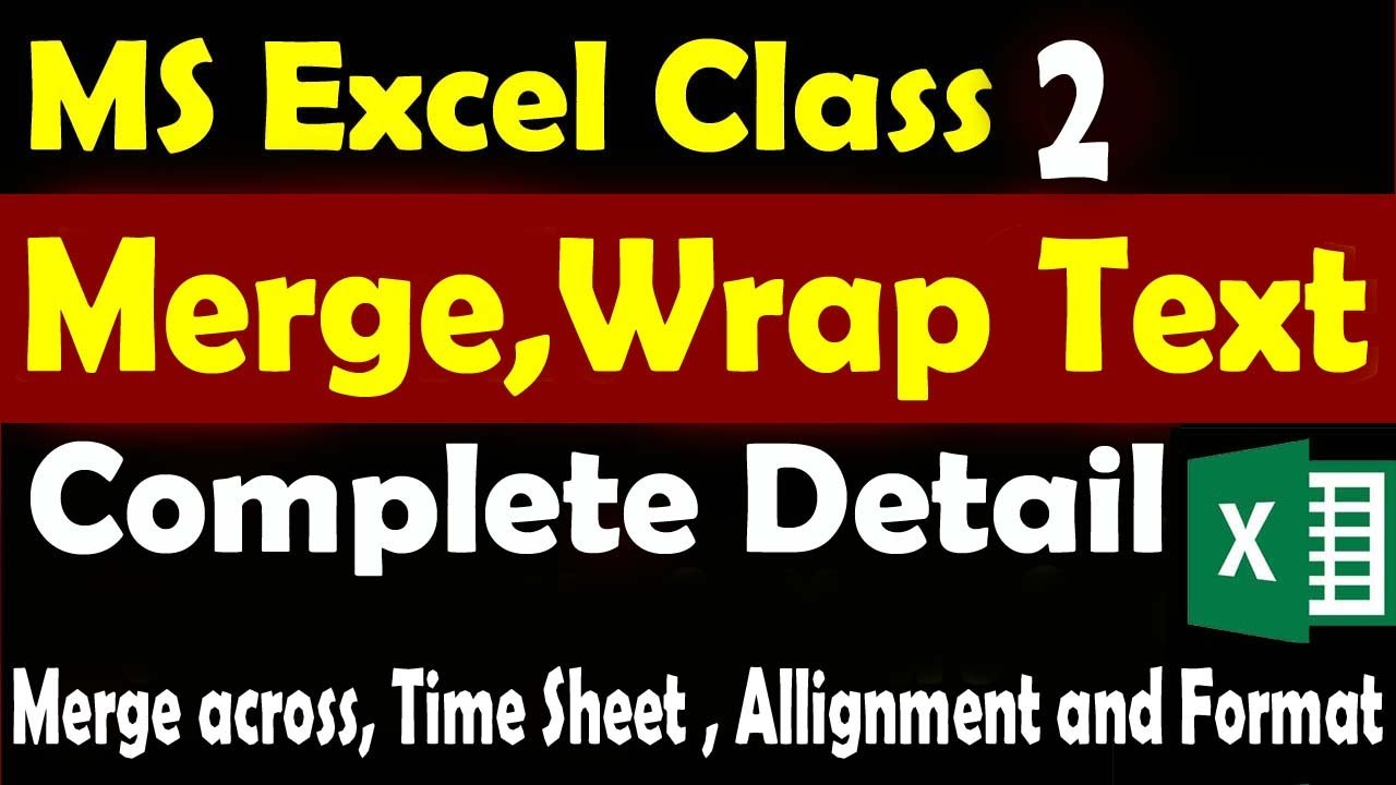 LEARN MS EXCEL FOR YOUR OFFICE NEEDS UP TO ADVANCE LEVEL/ Class 2 - YouTube