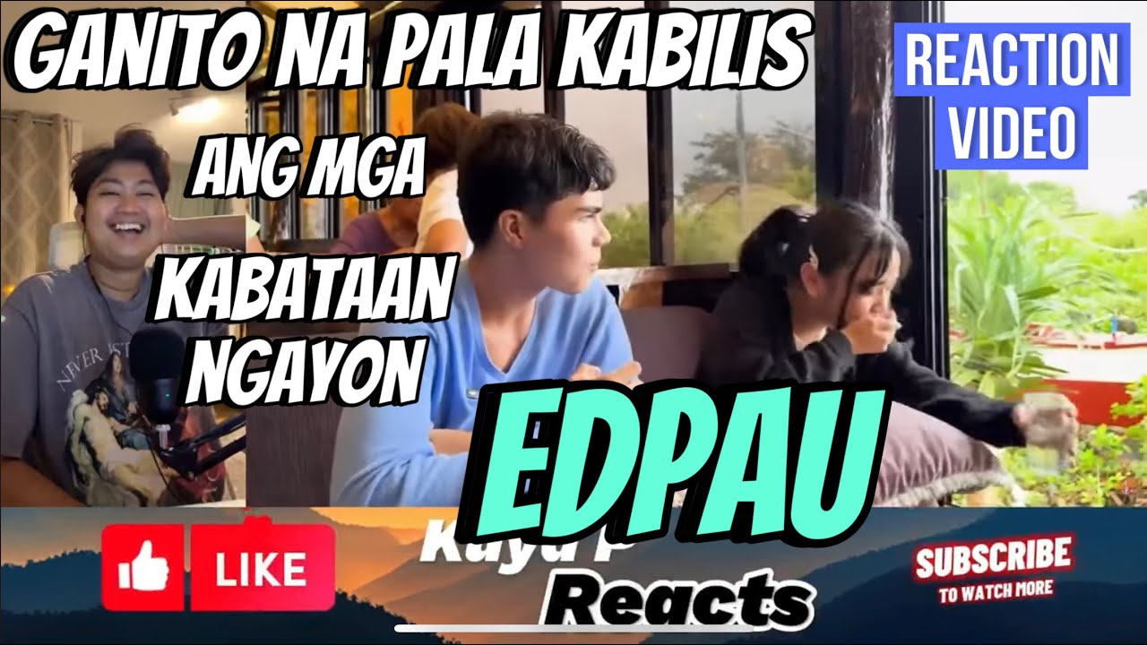 Kinilig ako sa EDPAU | Reaction Video - YouTube