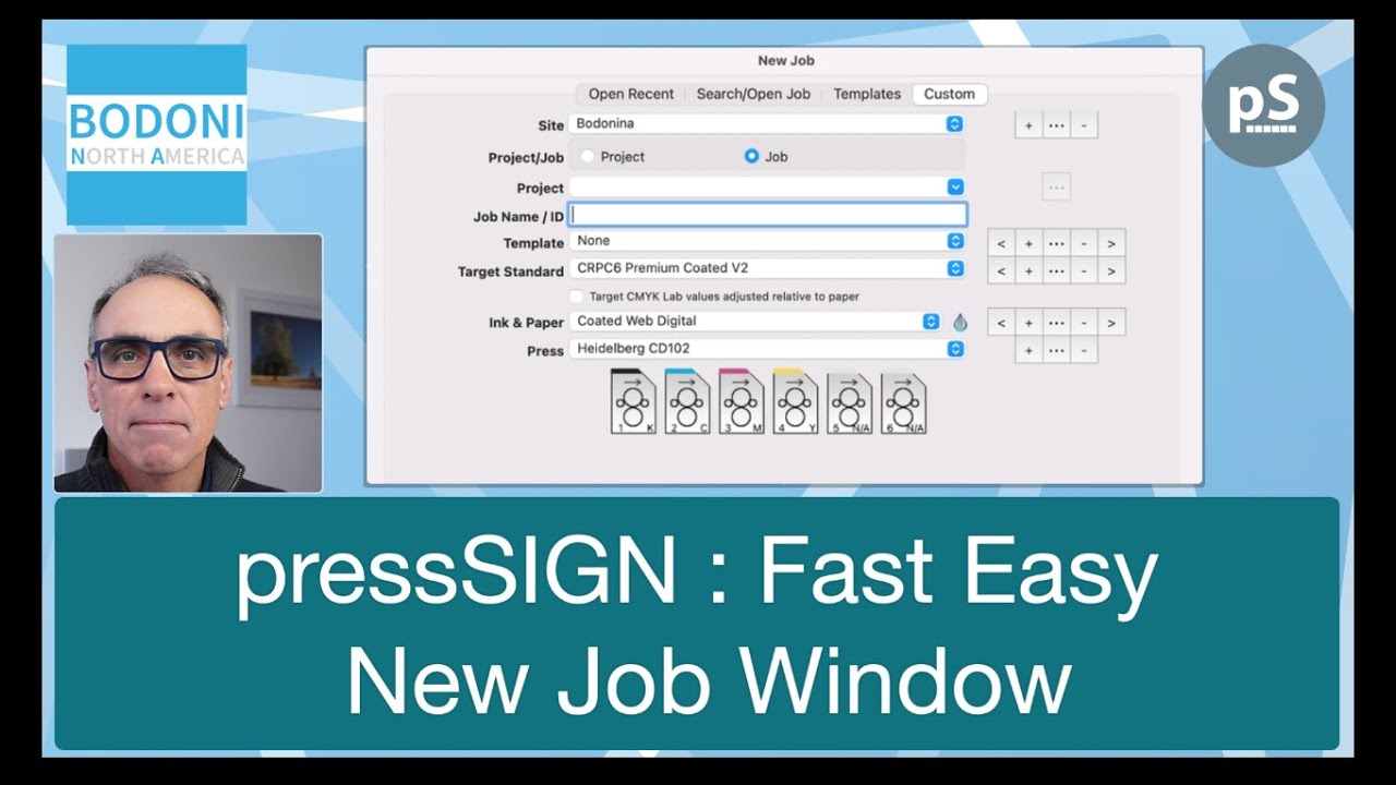 pressSIGN Fast Easy Create New Job Window - YouTube