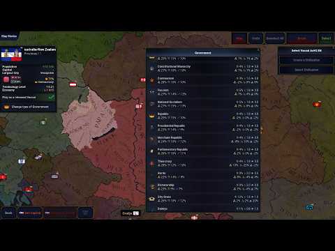 Choose Vassal Government - Age of History 2: Definitive Edition