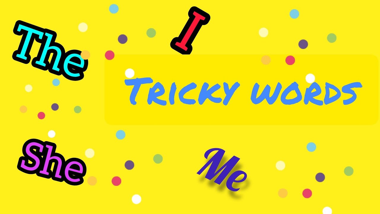 Tricky Words for kids |tricky Words |learn tricky words |tricky words ...