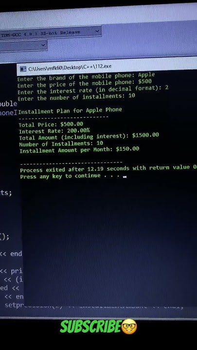 Interest Rate In C Ide Dev C Cppprogramming Codingtime Codinglife