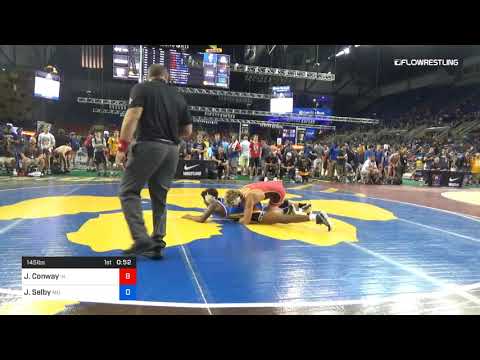 145 Lbs Cons 32 1 J Conway Indiana Vs Jaden Selby Maryland