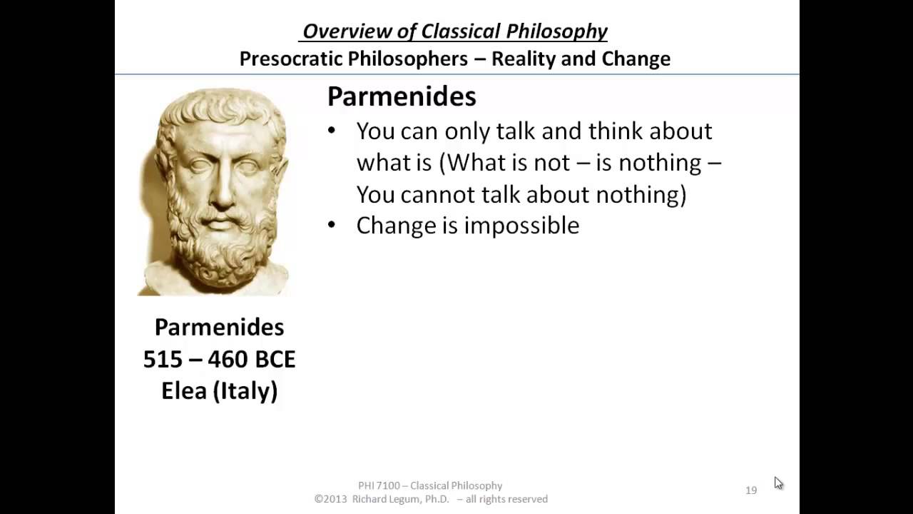 02-0-19 Parmenides - YouTube