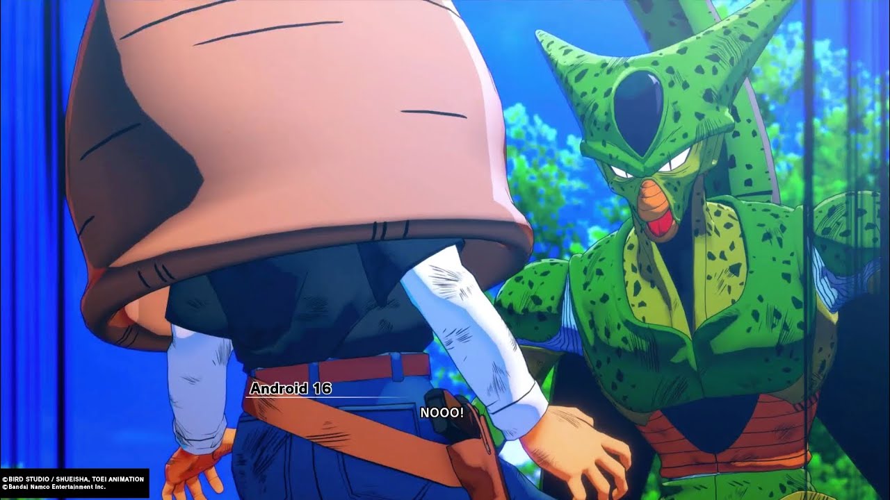 DBZ Kakarot - Cell absorbs Android 17 - YouTube