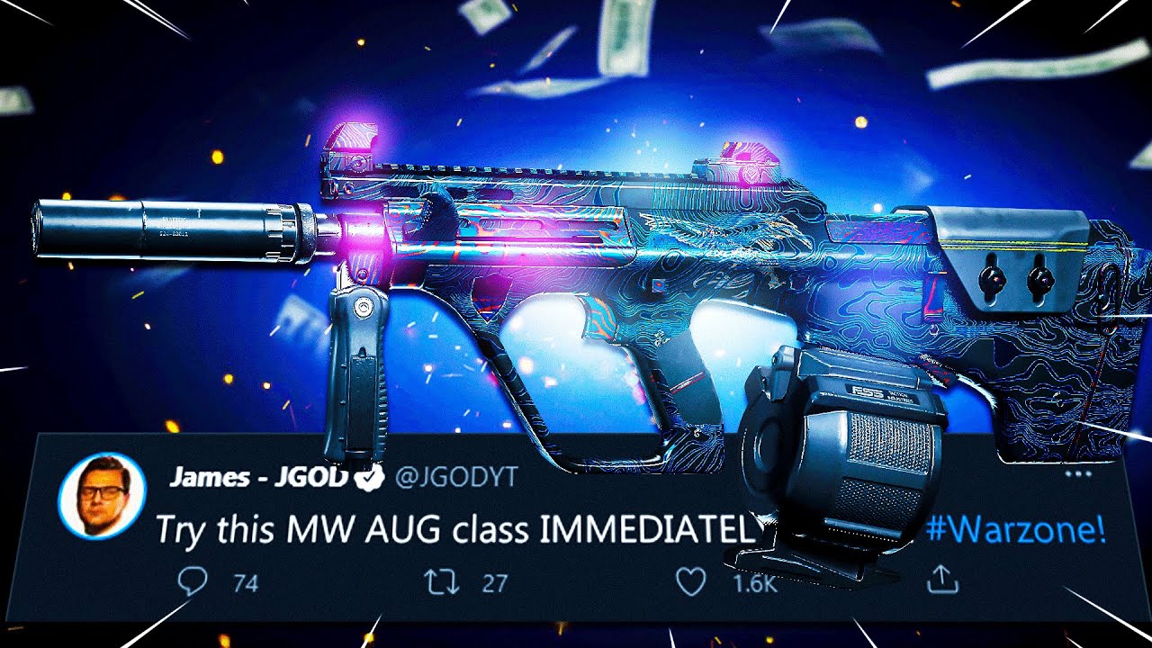 THE NEW "MW AUG" CLASS SETUP in WARZONE! (BEST MW AUG CLASS SETUP ...