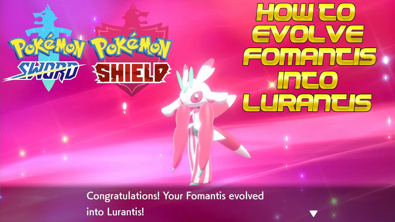 Pokémon Sword and Shield - How to Evolve Fomantis into Lurantis - YouTube