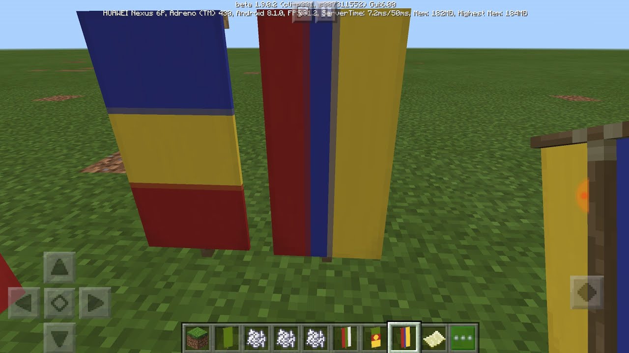 How to make the Colombia banner in Minecraft PE - YouTube