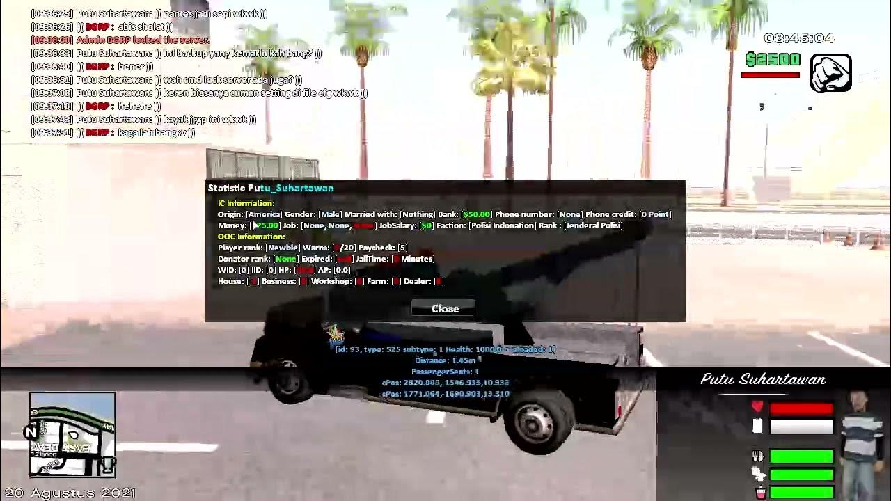 How Script Check Statistic Dialog String Format Color Player Rank Format Enum Stock GTA SAMP ...