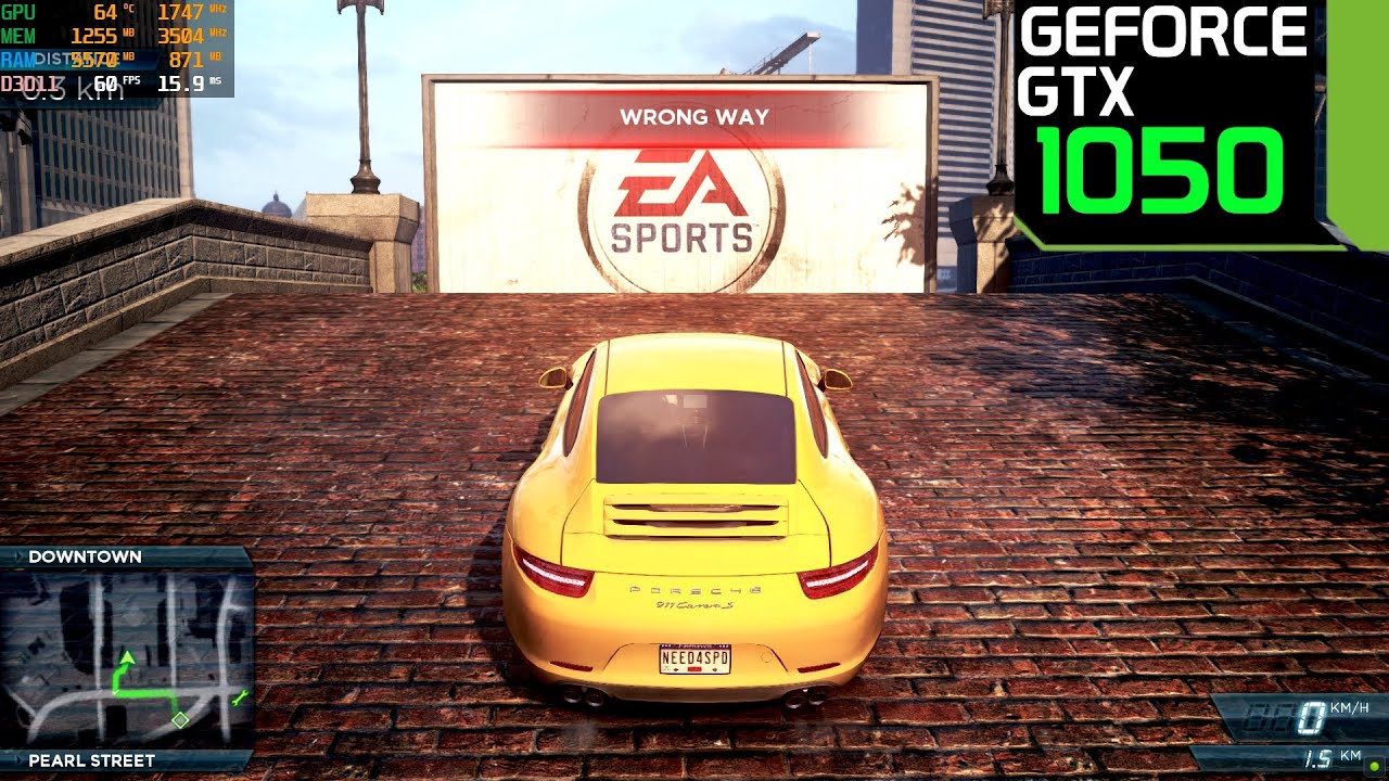 Need For Speed Most Wanted 2012 : GTX 1050 2GB ( 1080P High Graphics ...