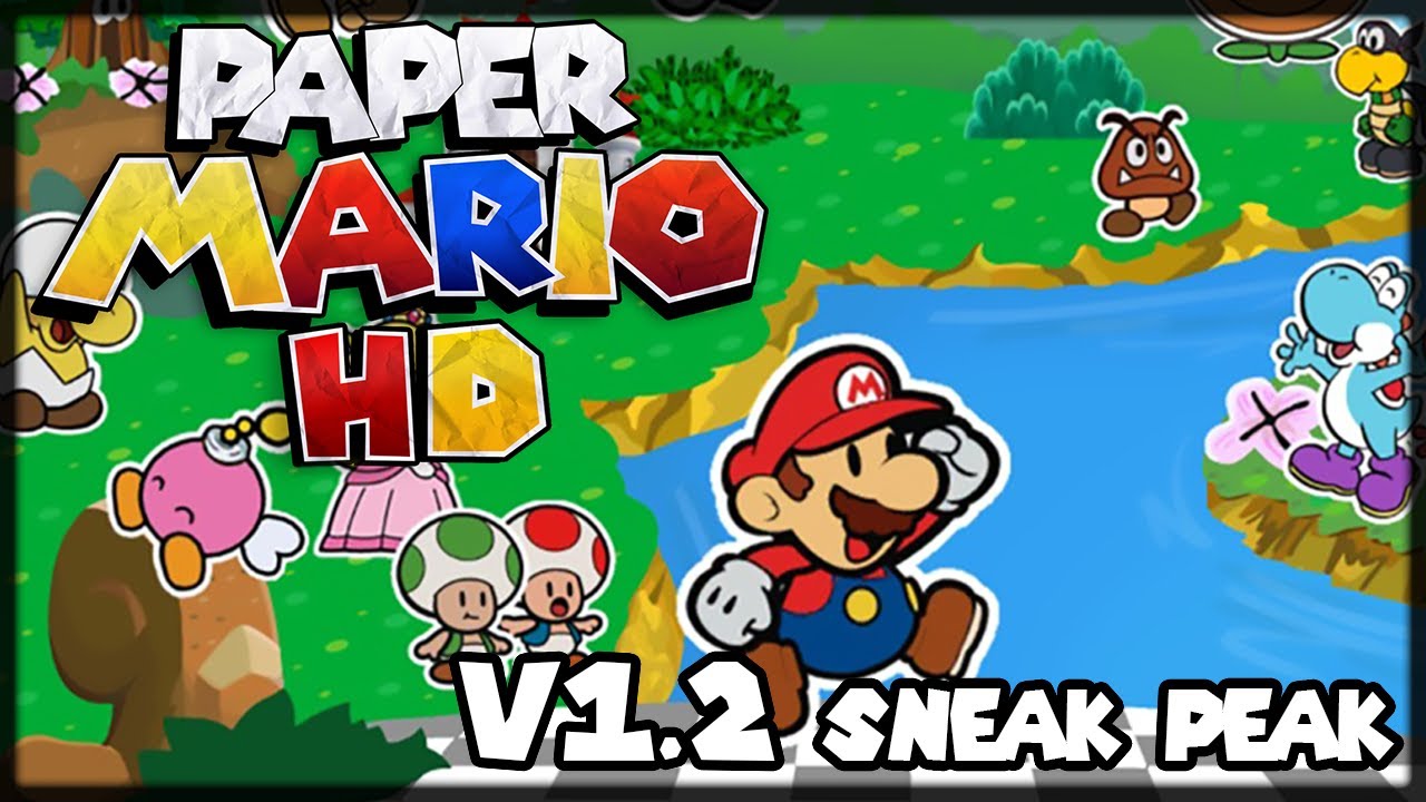 Paper Mario 64 HD - 4K Project | New Update v1.2 Sneak Peek - YouTube