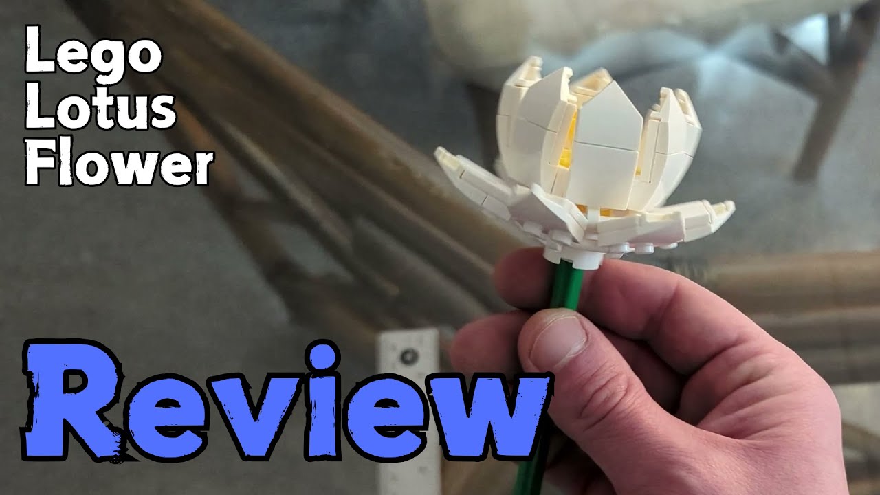 Lego Lotus Flower Review - YouTube