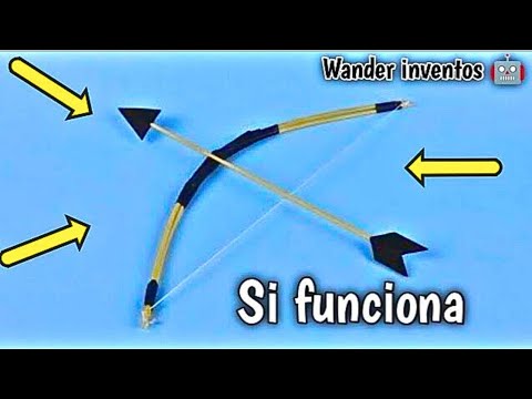 Cómo HACER un Arco y FLECHAS CASERO PASO a PASÓ " | COMO HACER UN ARCO ...