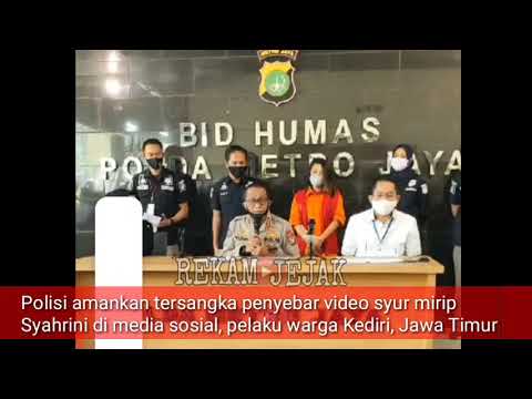 P0LD4 METR0 Bekuk Penyebar Video Syurr Mirip SYAHRINI