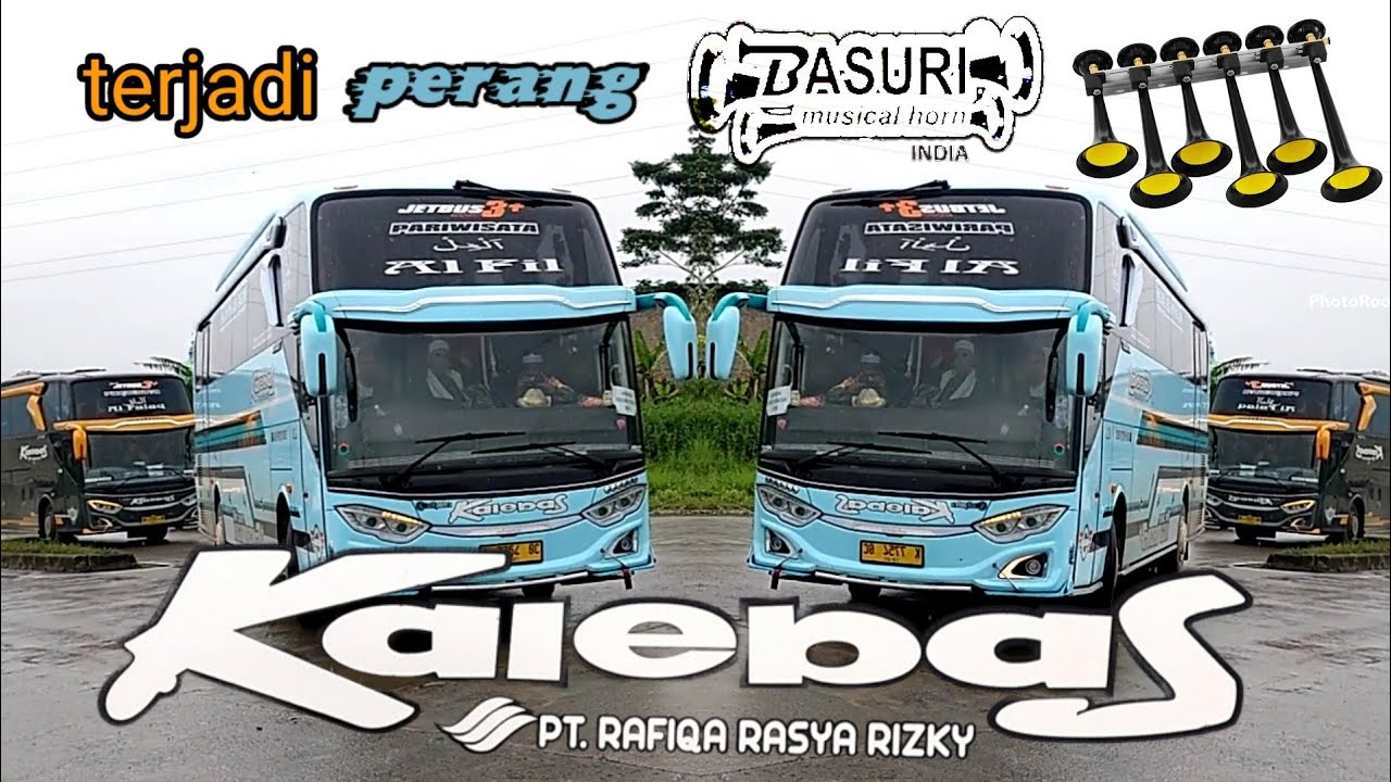 perang basuri BUS kalebas #video - YouTube