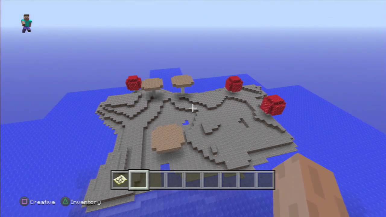 Minecraft PS3 "gargamel 2" SPAWN ON MUSHROOM ISLAND! Good survival seed ...