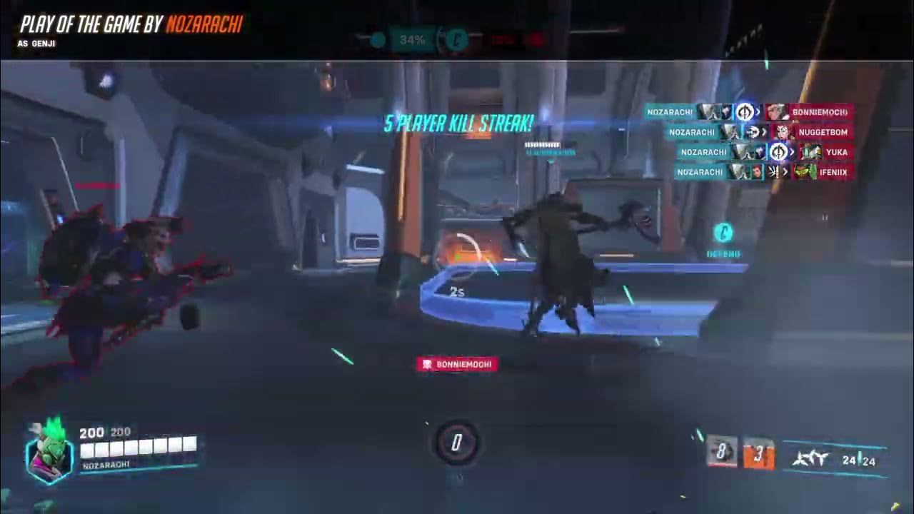 Overwatch 2 genji 4* - YouTube