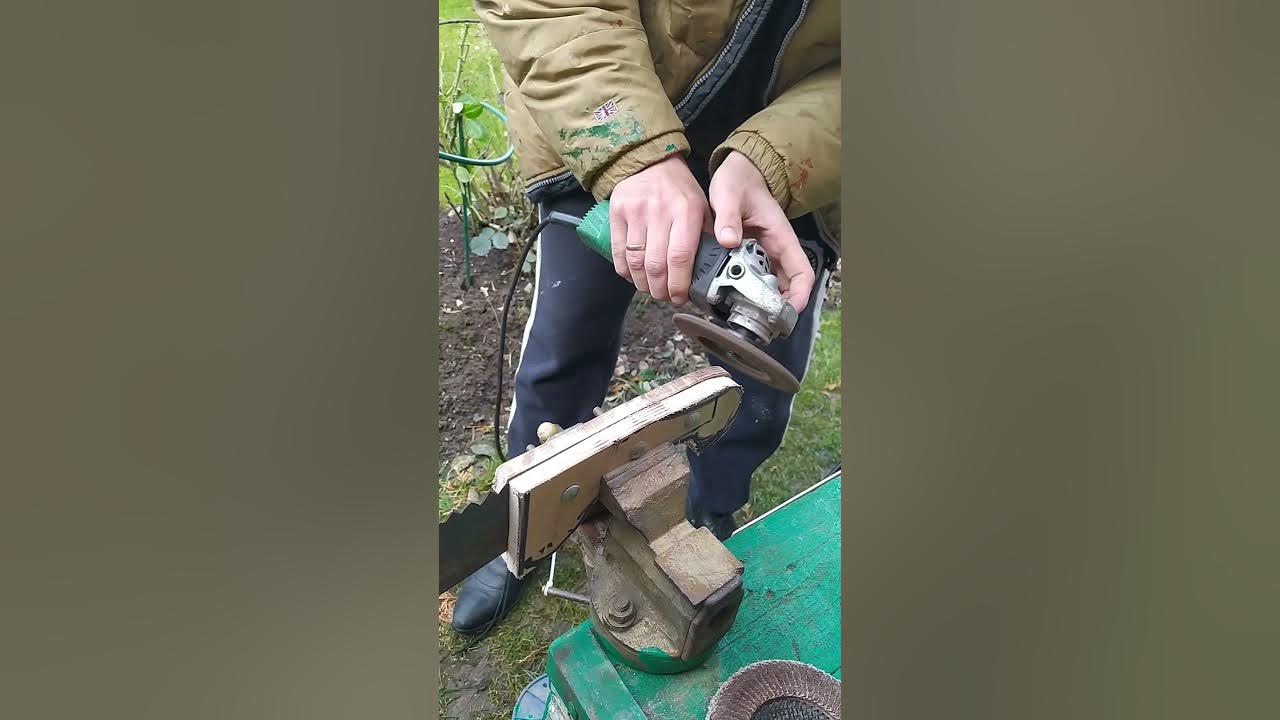 Мачете из старой двуручной пилы "Дружба" - YouTube
