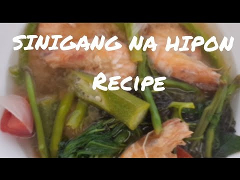 Sinigang na Hipon sa Sampalok Recipe Vlog #10 - YouTube