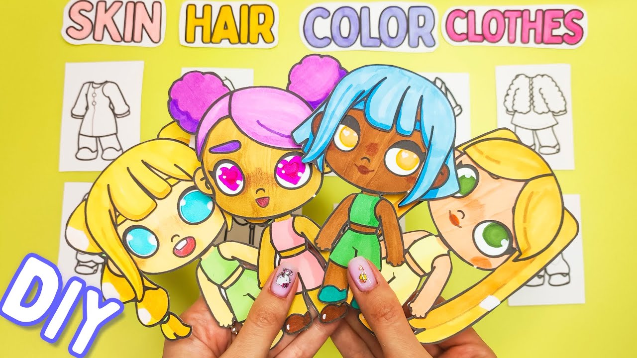 Paper DIY| How to make Avatar World Dice Game Book|Paper Toy Printables ...