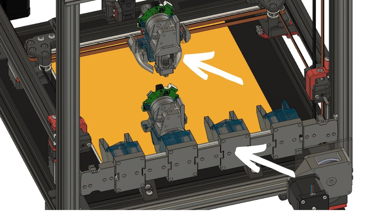 [Tool changer] Upgrades to the floating bar tool changer: printhead ...