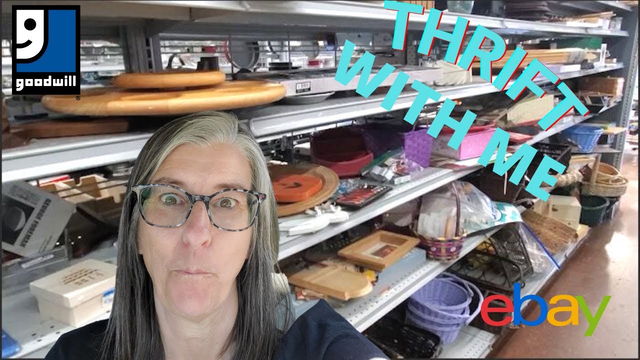 These Goodwill Shelves Were a Mess - Thrift With me - YouTube