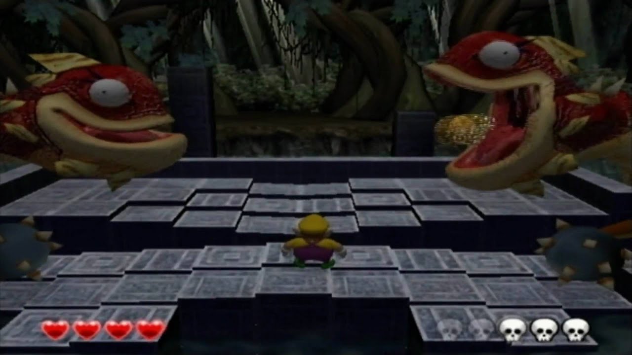 Wario World Boss 2-3 : Dual Dragons/Dragons Jumeaux (no damage) HD ...