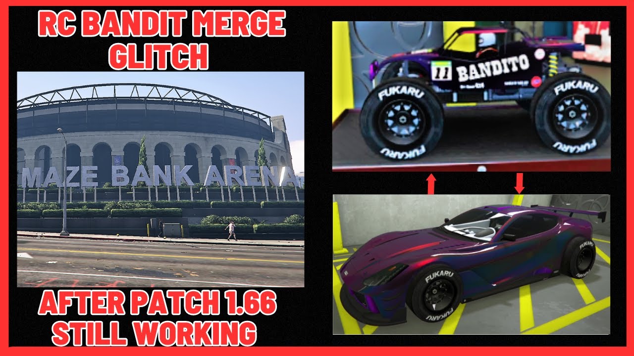 GTA 5 RC BANDITO MERGE GLITH WORKS AFTER PATCH 1.66 - YouTube