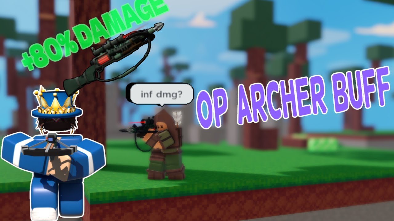 The new ARCHER BUFF is SO OP (Roblox BedWars) - YouTube