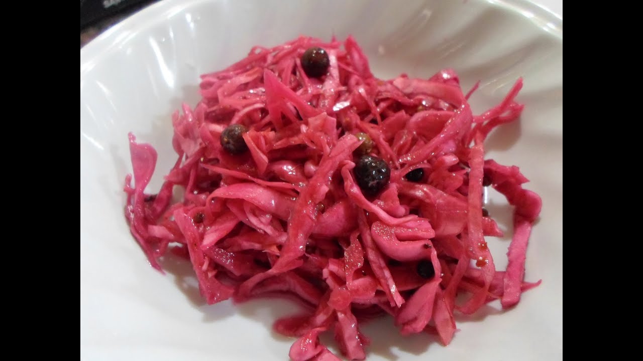 PICKLE DE REPOLLO COLORADO O LOMBARDA - YouTube