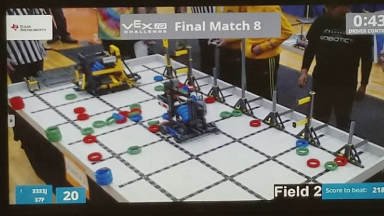 VEX IQ state robotics competition Michigan final match - YouTube