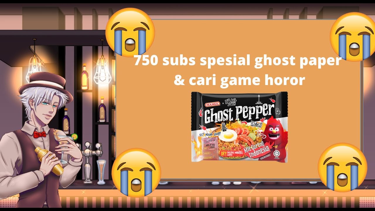 750 Subs Mie Ghost Paper + Cari Game Horor - YouTube