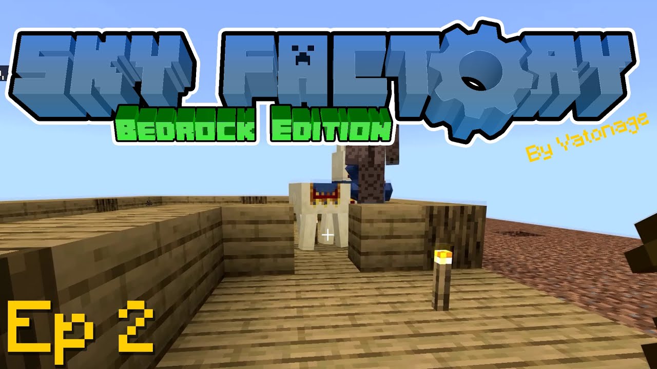 Sky Factory: Tickle my Feet!!! | Ep 2 [ Minecraft Bedrock Edition ...