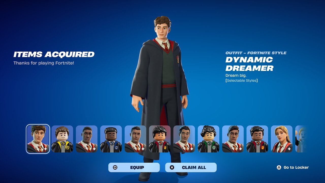 New Harry Potter Skins in Fortnite! (Fortnite item shop) - YouTube