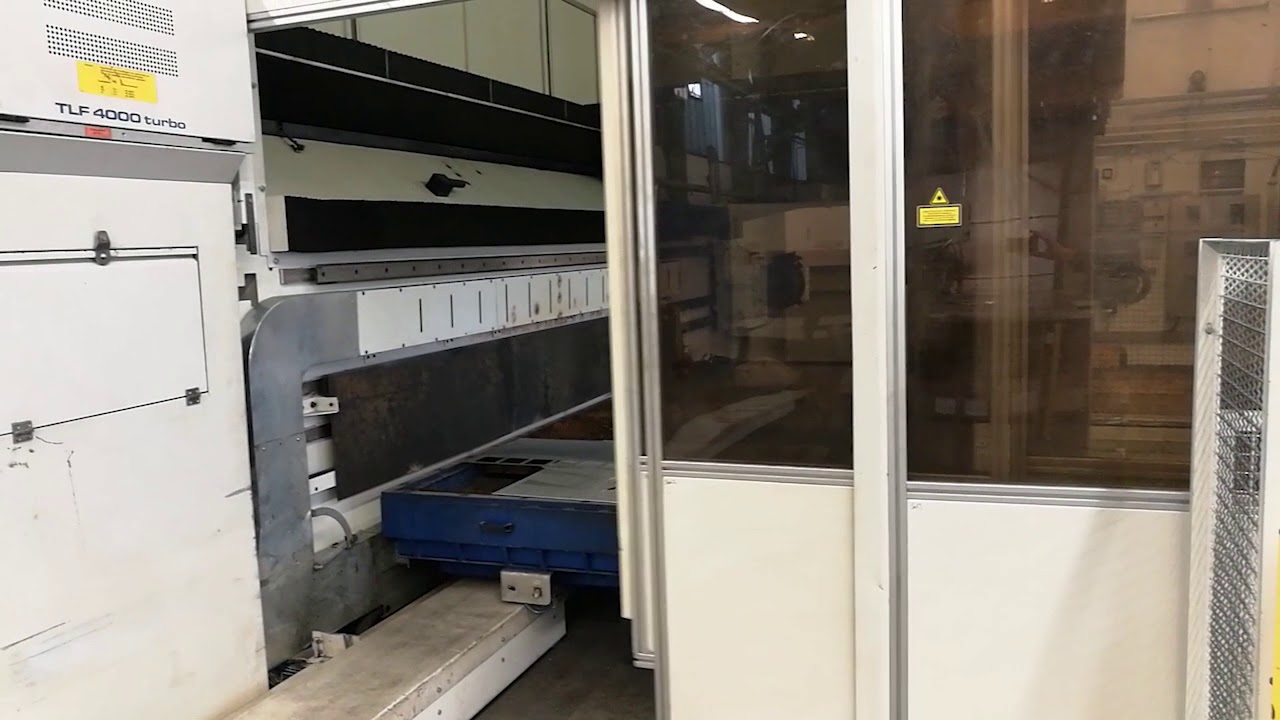 Trumpf Lasercell TLC 1005 Laser Cutting Machine (2001) - YouTube