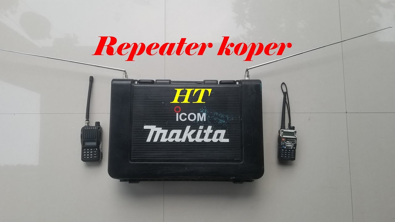 Membuat Repeater Koper HT Icom VHF - YouTube