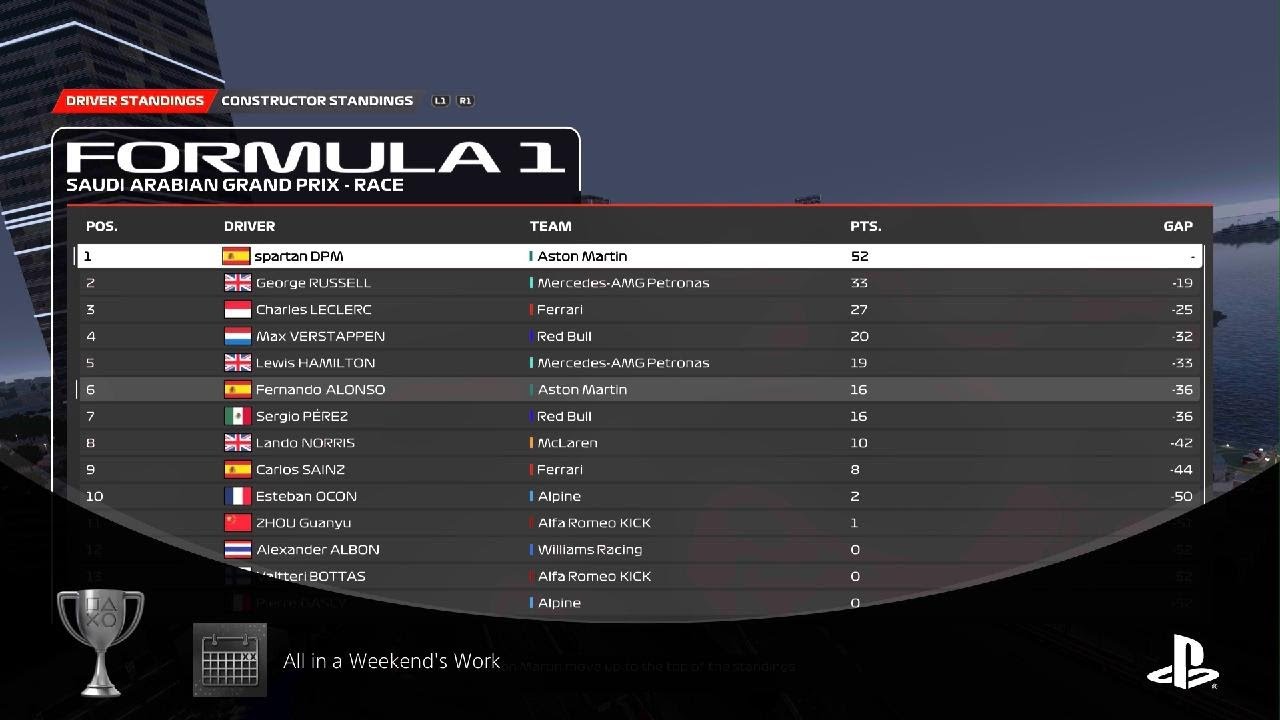 F1 23 fp1 2 3 quali and race 1st place trophy - YouTube