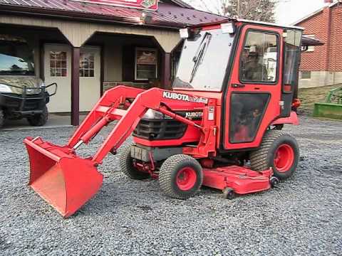 KUBOTA BX2200 LA211 Loader CAB & Heat on EBAY - YouTube