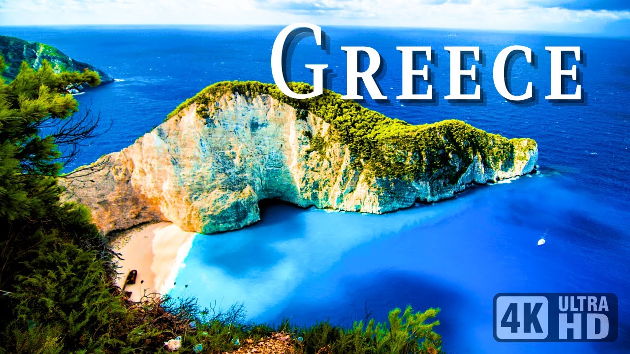Greece 4K - Calming Music and Scenic Views - Ultra HD Video - YouTube