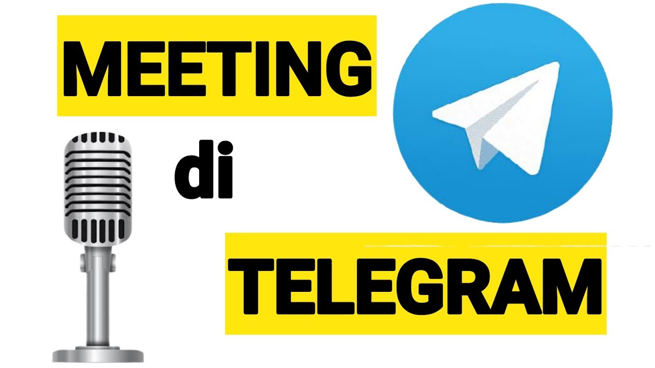 Cara Melakukan Voice Chat di Telegram layaknya "ZOOM MEETING" - YouTube