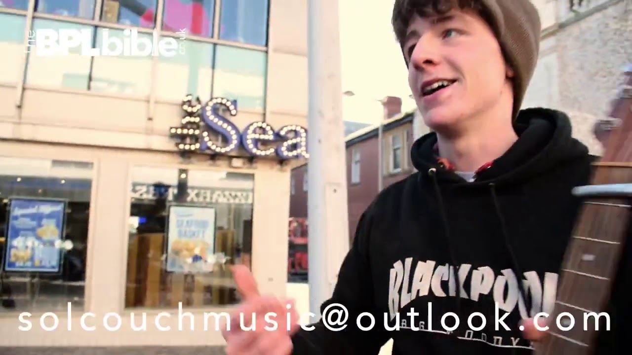 Blackpool Busker Solomon Couch - YouTube