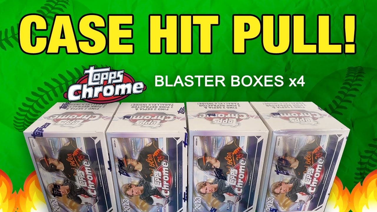 CASE HIT ACTIVATED! 🔥 2023 Topps Chrome Baseball Blaster Boxes x4 ...
