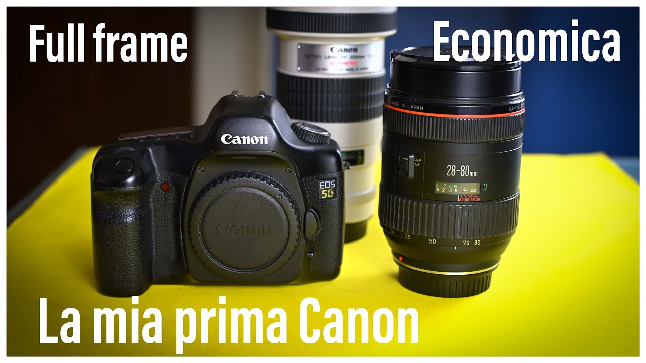 La mia prima CANON , Reflex full frame a meno di 200€ - YouTube