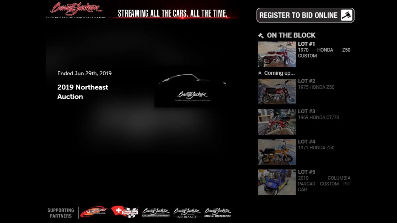 Barrett-Jackson LIVE from Scottsdale, AZ - YouTube