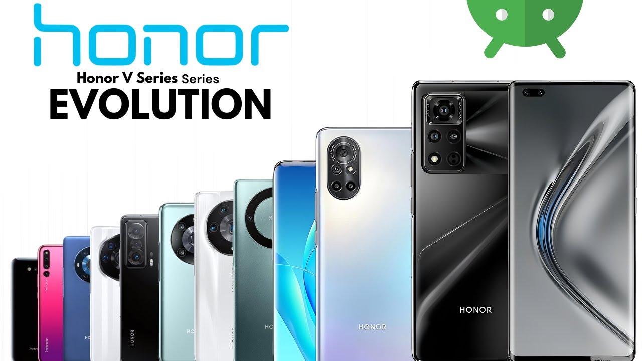 Evolution Of HONOR V Series | History Of HONOR - YouTube