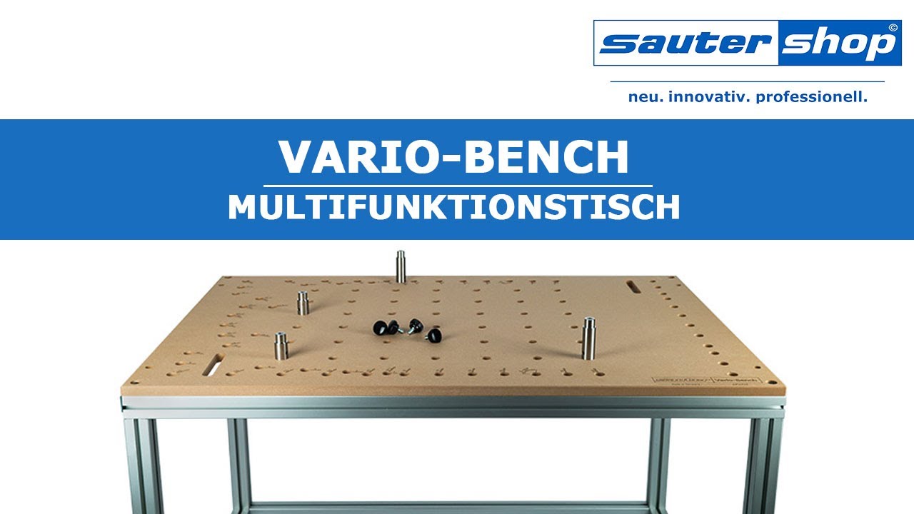 Vario Bench Multifunktionstisch | sautershop - YouTube
